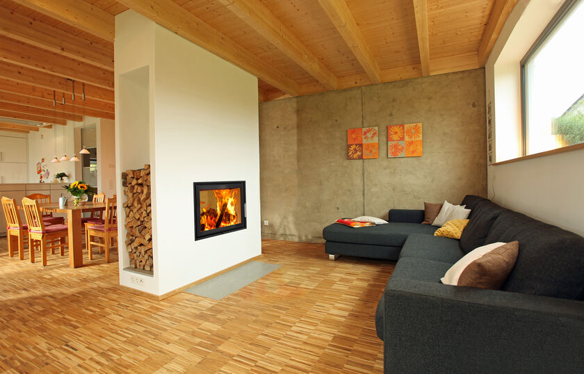 EX Panorama Double Sided Inset boiler stoves